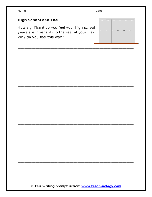 Creative Writing Exercises For High School